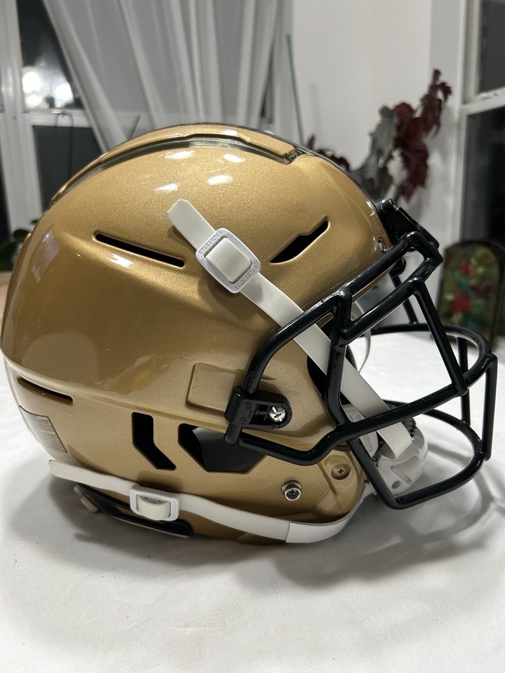 Schutt F7 Football Helmet With EGOP Facemask-Old Gold | eBay