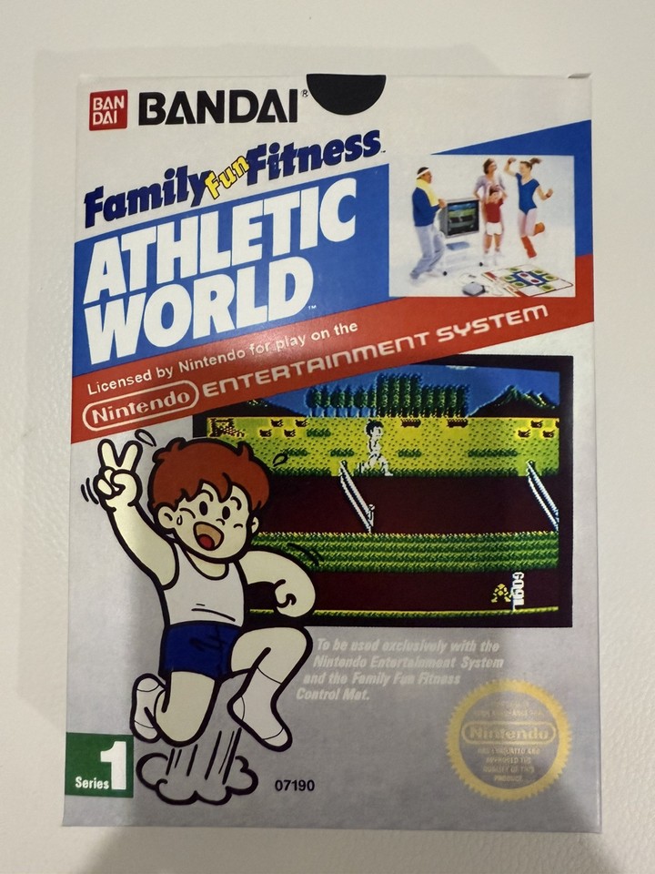Family Fun Fitness Athletic World Cart NES Nintendo Entertainment ...