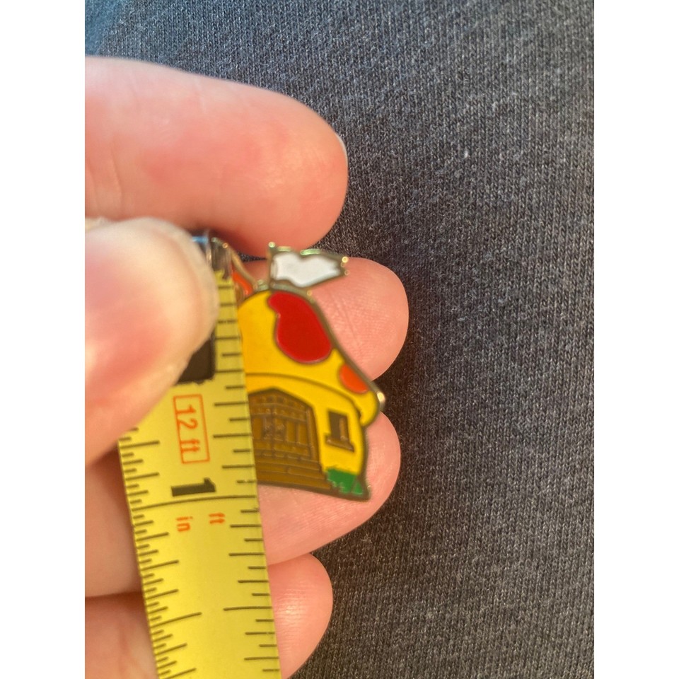 Cute Smurf Mushroom House Enamel Pin Vintage 1980s Collectible | eBay UK