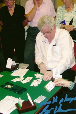 Bob Hamman signed Bridge ACBL Legend RARE LOOK! | eBay