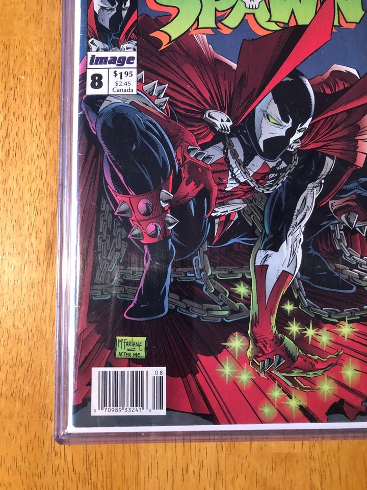 Spawn #8 Newsstand 1993 VERY RARE NEWSSTAND VINDICATOR 1ST APPEAR ...