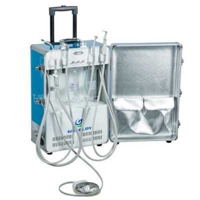 600W Mobile Dental Chair Suction Portable Dental Unit With Air ...