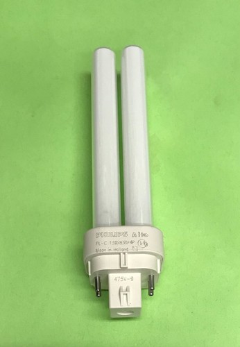 PHILIPS 13W PL-C 3000K COMPACT FLUORESCENT BULB 4-PIN G24Q-1 BASE ...
