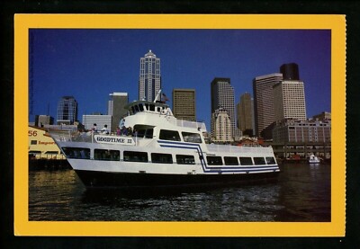 Ship postcard Excursion Goodtime III Seattle Harbor, Washington WA | eBay