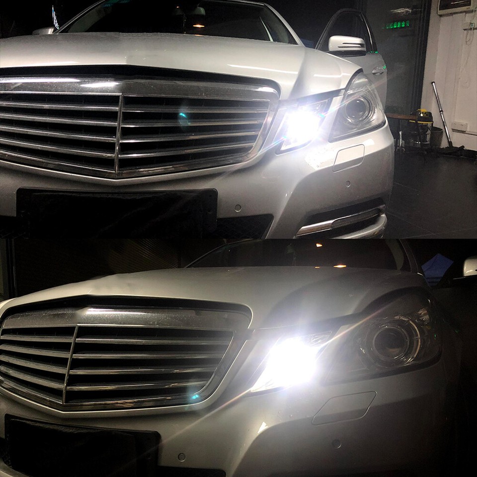 White 6000k LED Parking Position Light For 10-13 Mercedes-Benz W212 E ...