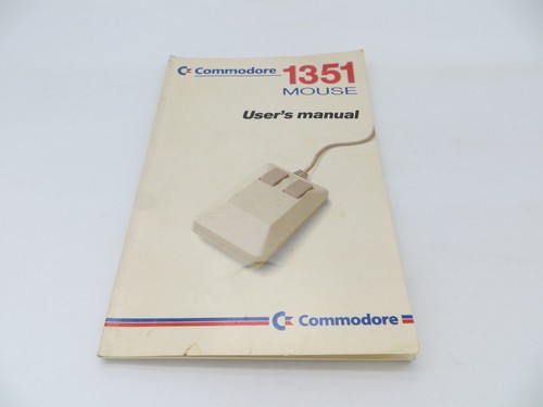 Commodore 1351 Mouse User's Manual - vintage computer book 1986 | eBay