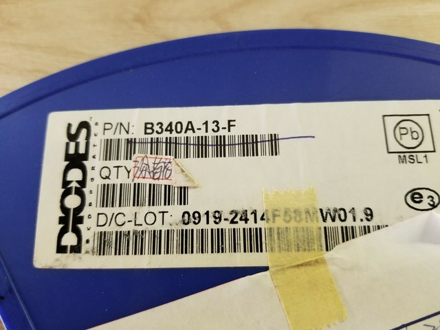 Diodes B340a-13-f Diode Schottky 40v 3a Surface Mount SMA for sale ...