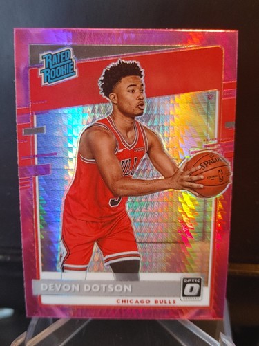 Devon Dotson RC 2020-21 Panini Donruss Optic Pink Hyper Prizm #173 ...