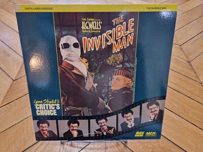 The Invisible Man Laserdisc LD NTSC Sci-Fi Wells' | eBay