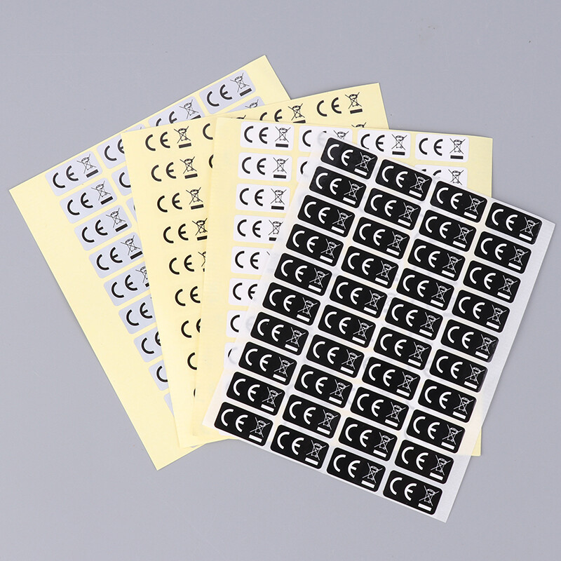 EU Standard CE Trash Bin Label WEEE Recycling Logo Self-adhesive ...