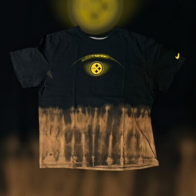 upcycled 2015 XXL Nike NFL Pittsburgh Steelers t shirt 50/50 reverse ...
