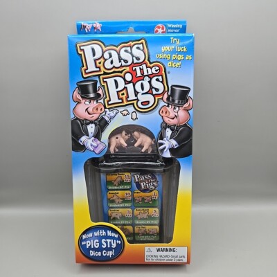 NEW 2021 Pass The Pigs Dice Game In Box Winning Moves 2+ Players Ages 7 ...