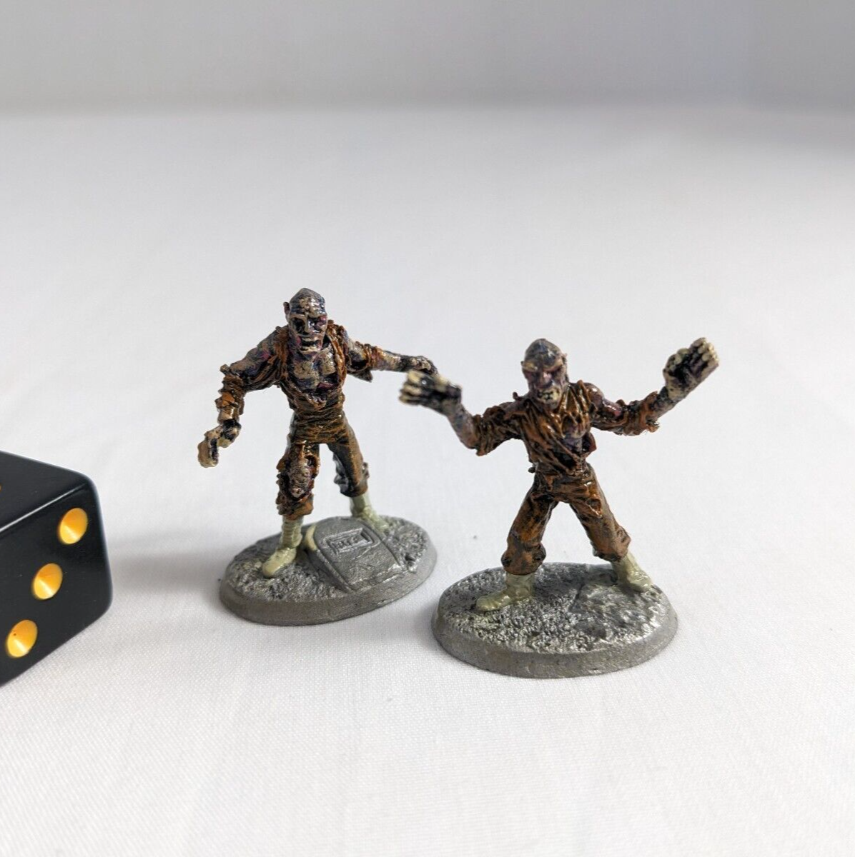 RAL PARTHA RAVENLOFT (?) Metal Minis ZOMBIES x2 Painted | eBay