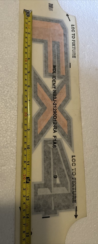 1x NEW OEM 2021-2024 Ford RANGER F150 decal FX4 Off Road LH or RH new ...