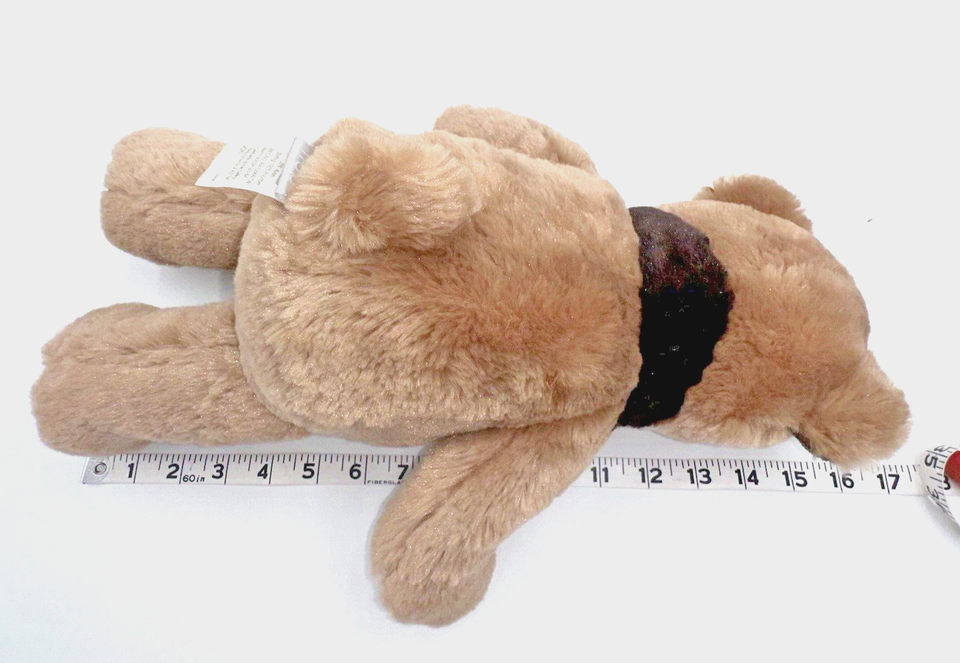 NAP Brookstone Bear Lovey 14" Plush Teddy Bear Scarf Toy Stuffed Animal ...