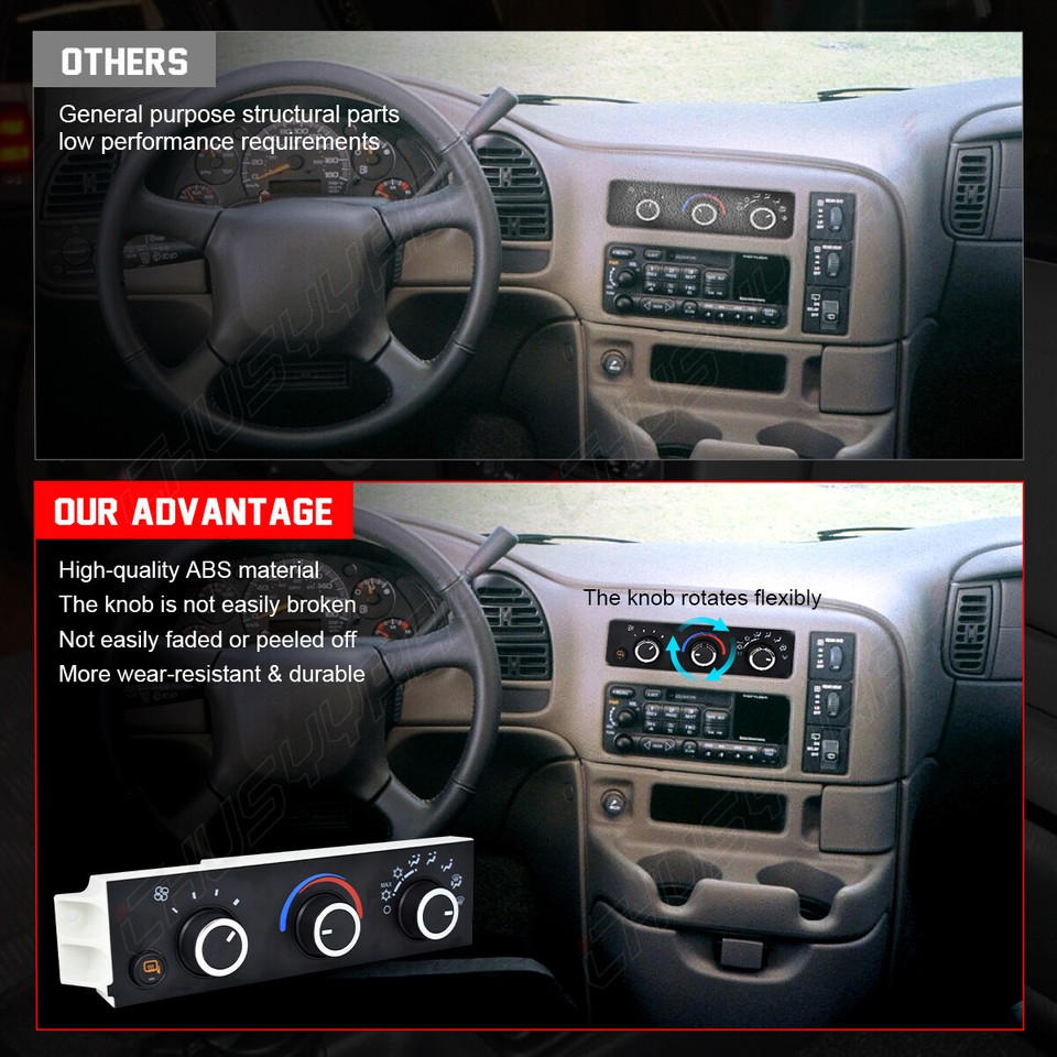 A/C Heater Climate Control Module For 08-22 Chevy Express GMC Savana ...