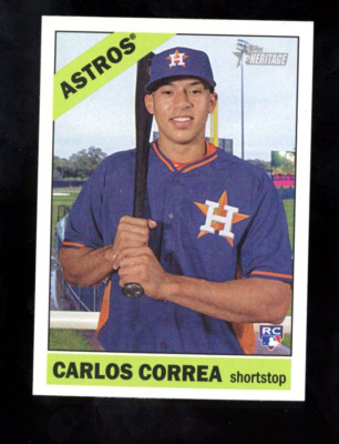2015 Topps Heritage High Number Carlos CORREA RC #563 Rookie | eBay