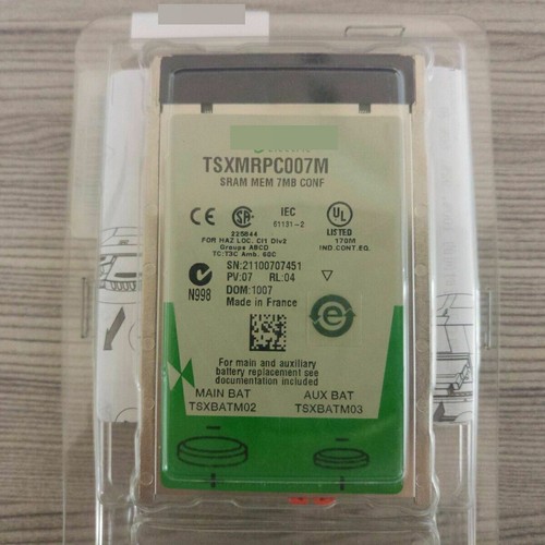 one New Schneider PLC PCMCIA Memory Card TSXMRPC007M Fast Ship | eBay