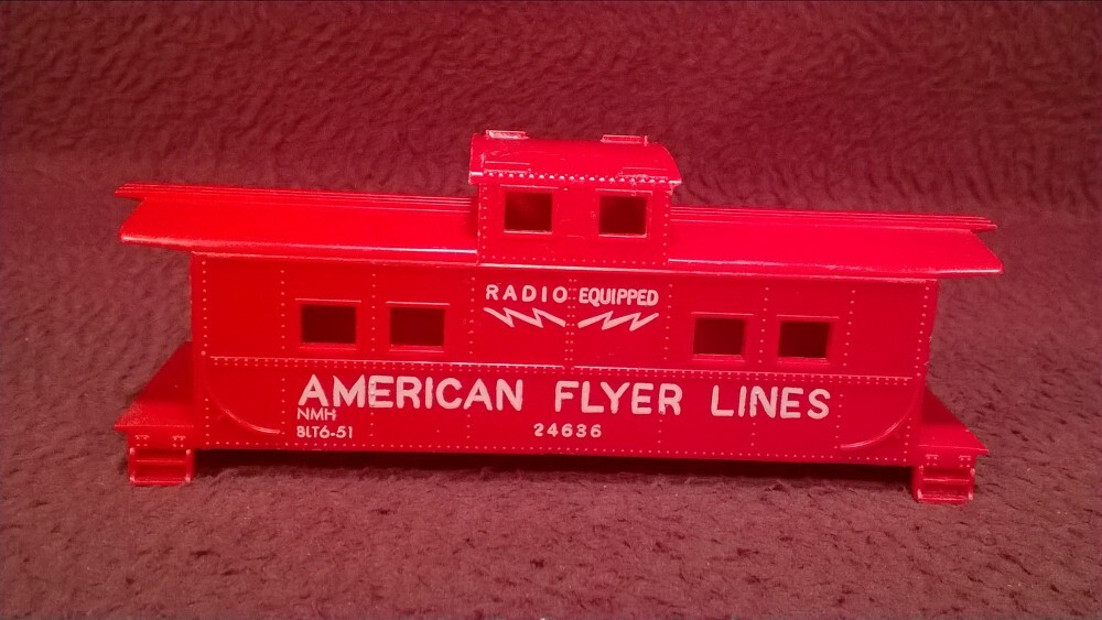 S AMERICAN FLYER 24636 CABOOSE - AFL RED BODY SHELL - RADIO EQUIPPED | eBay