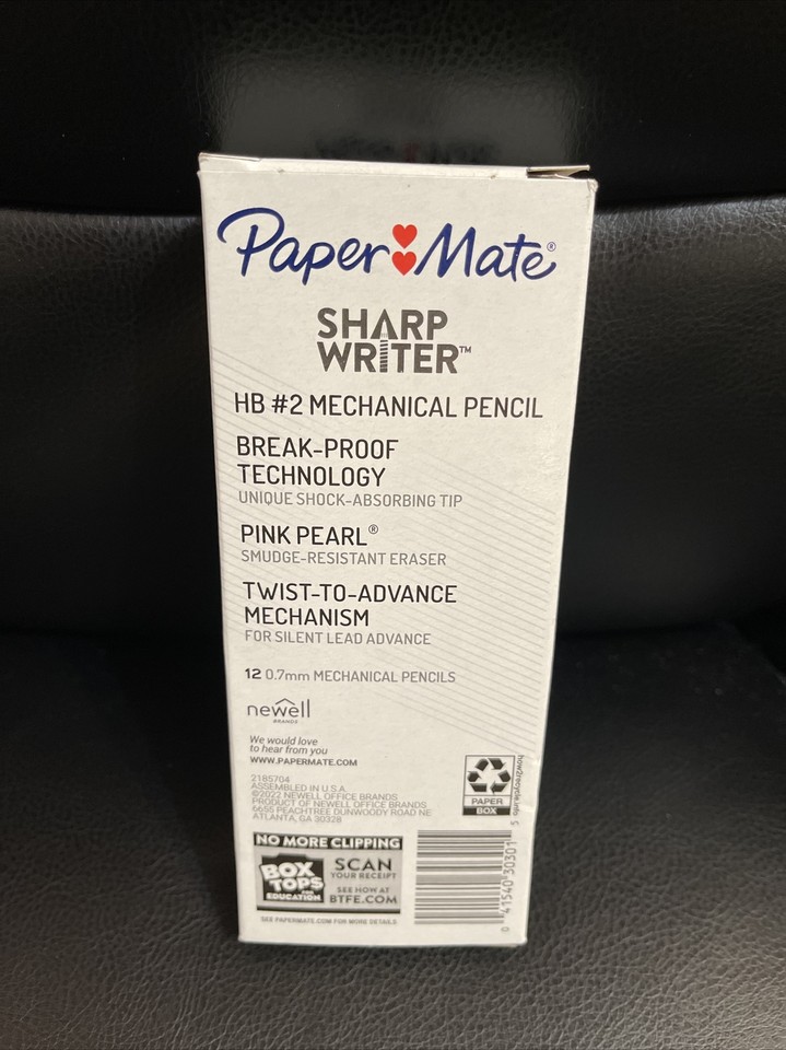 Sharpwriter Mechanical Pencil 0.7 mm HB #2.5 Black Lead, Yellow Barrel ...