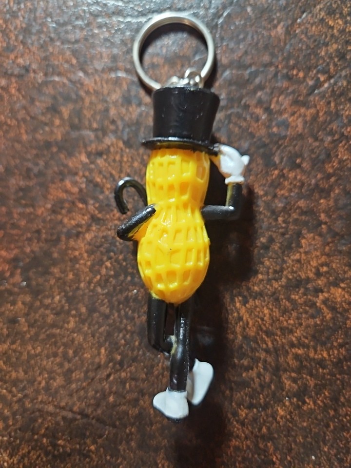 Mr. Peanut Keychain 3.5" Rubber And Plastic-Planters Nuts | eBay