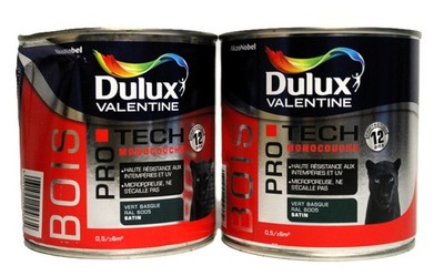 Lot Peinture Bois DULUX VALENTINE "Vert Basque RAL 6005" 2 X 0,5L | eBay