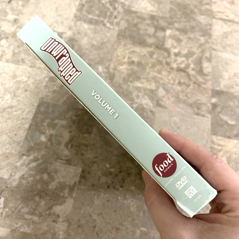 Unwrapped Volume 1 DVD Set Food Network 3-Disc Box Slipcover Case Mark ...