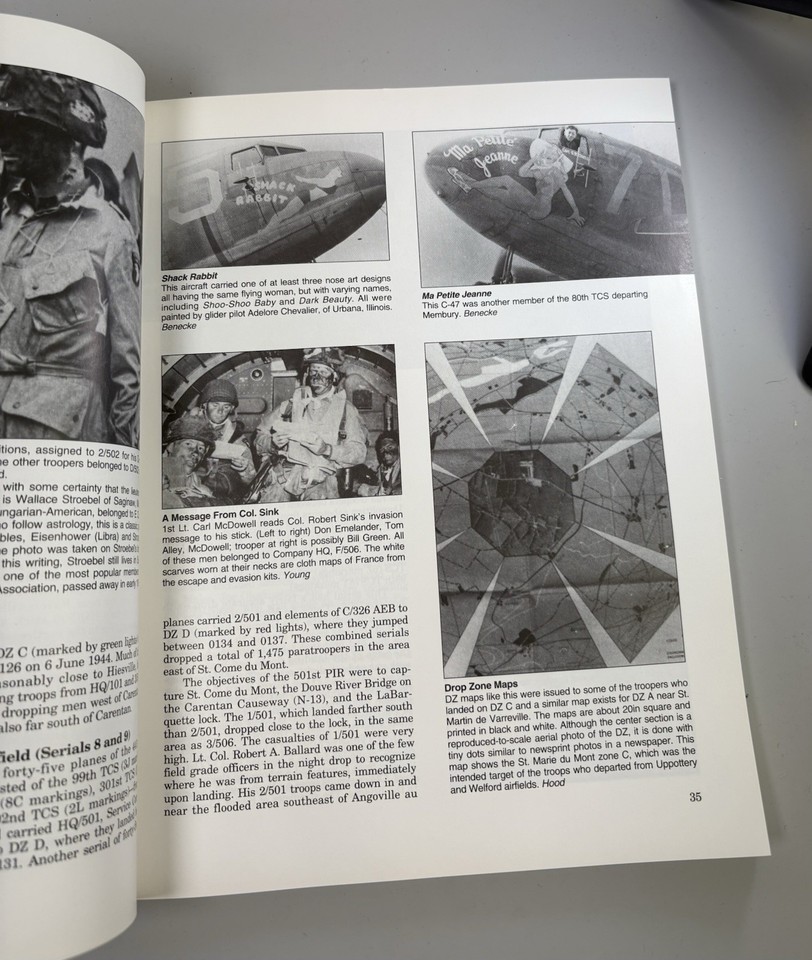 SIGNED 101st Airborne at Normandy Book Mark A. Bando WWII 101st ...