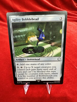 MTG Agility Bobblehead Fallout Commander Uncommon 0126 126 PIP Artifact ...