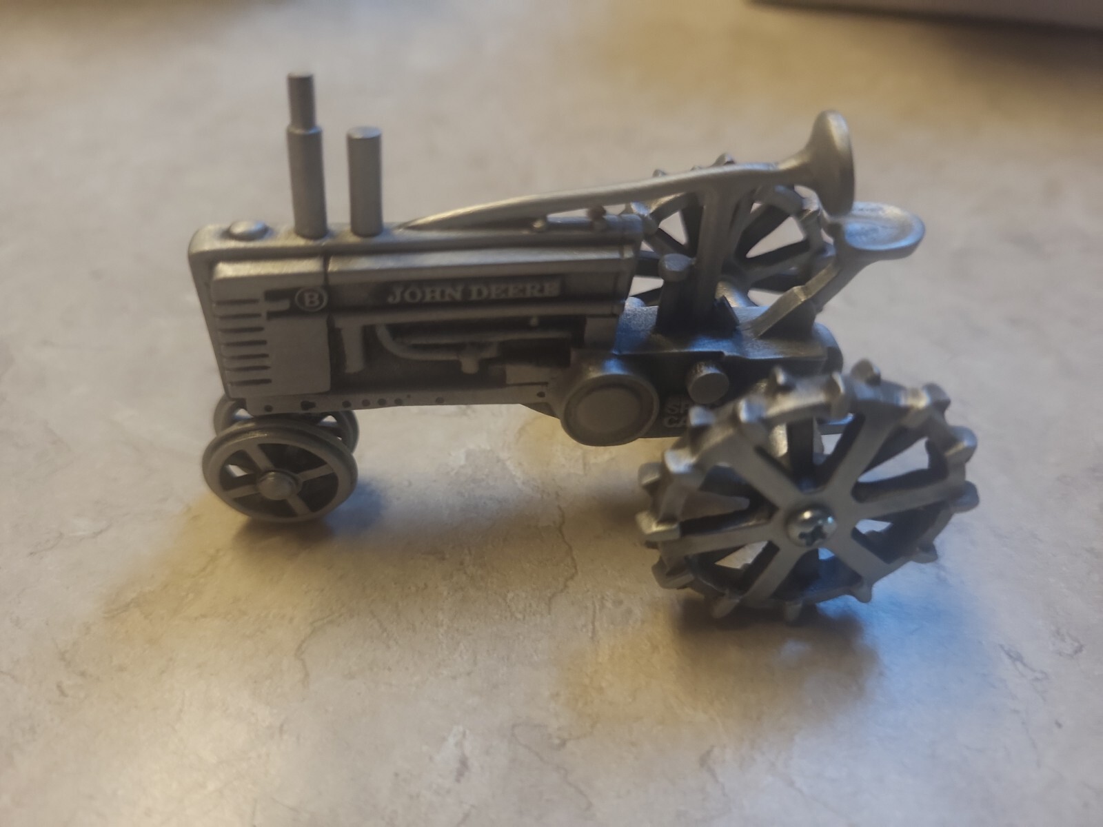 Spec Cast John Deere B Tractor Pewter Historic Collection 1:43 Scale ...