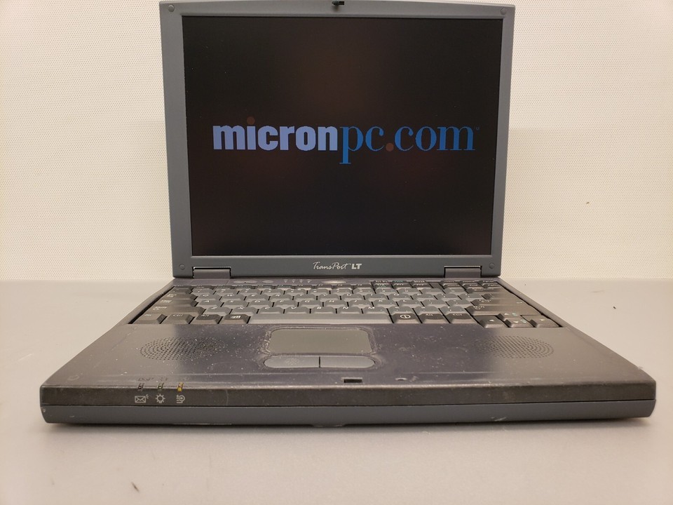 Vintage Micron TransPort LT Laptop PIII 700MHz 320MB 12GB Win98 1.44MB ...