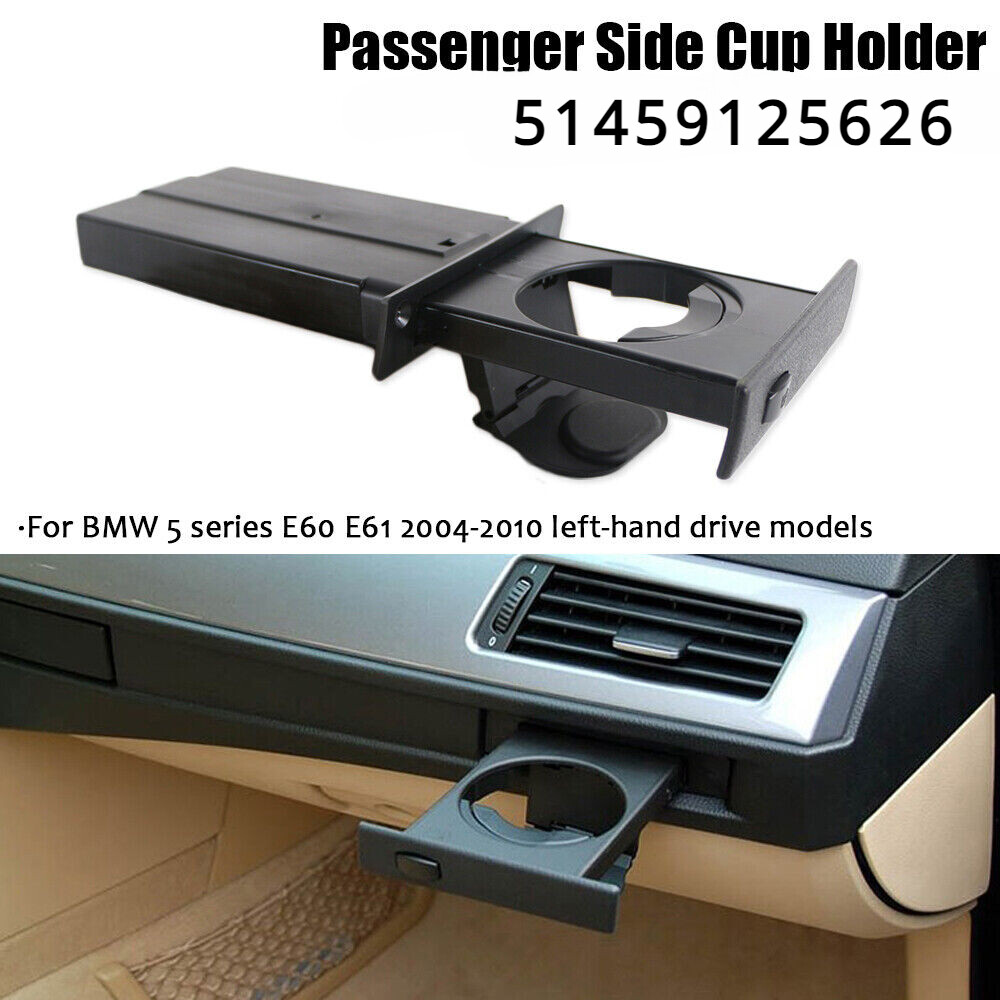 1Pc Passenger Dashboard Drink Cup Holder For BMW E60 E61 M5 525i 528i ...