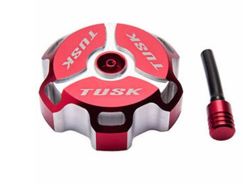 Tusk Aluminum Gas Tank Fuel Cap Petrol Red Machined IMS Tanks Honda ...