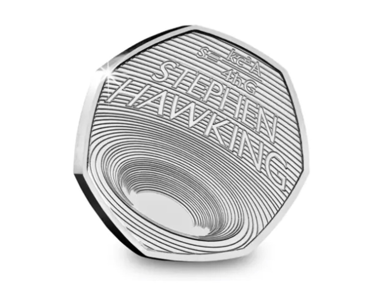2019 50P COIN STEPHEN HAWKINS HAWKINGS BRILLIANT UNCIRCULATED RARE ...