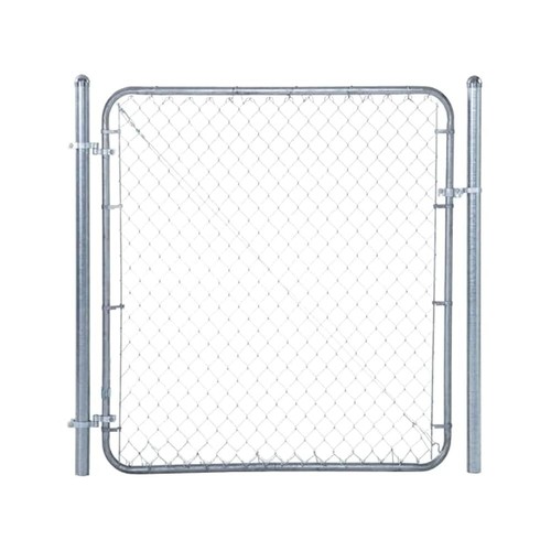 Durable Chain Link Walk Gate, Customizable, Secure, 4'H, Round Corner ...
