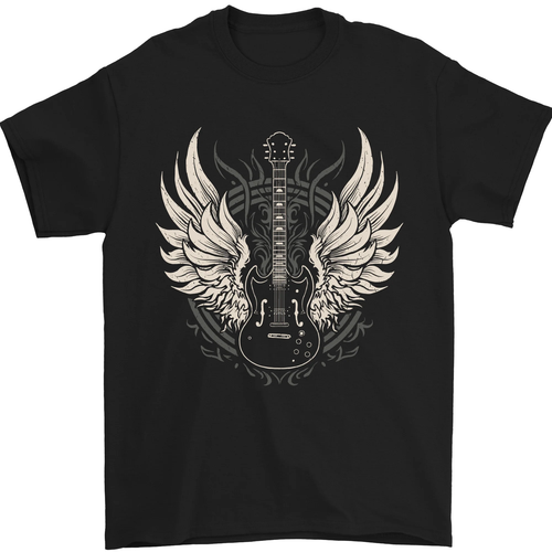 Chitarra Ali Rock N Rotolo Musica Heavy Metal T-Shirt 100% Cotone | eBay