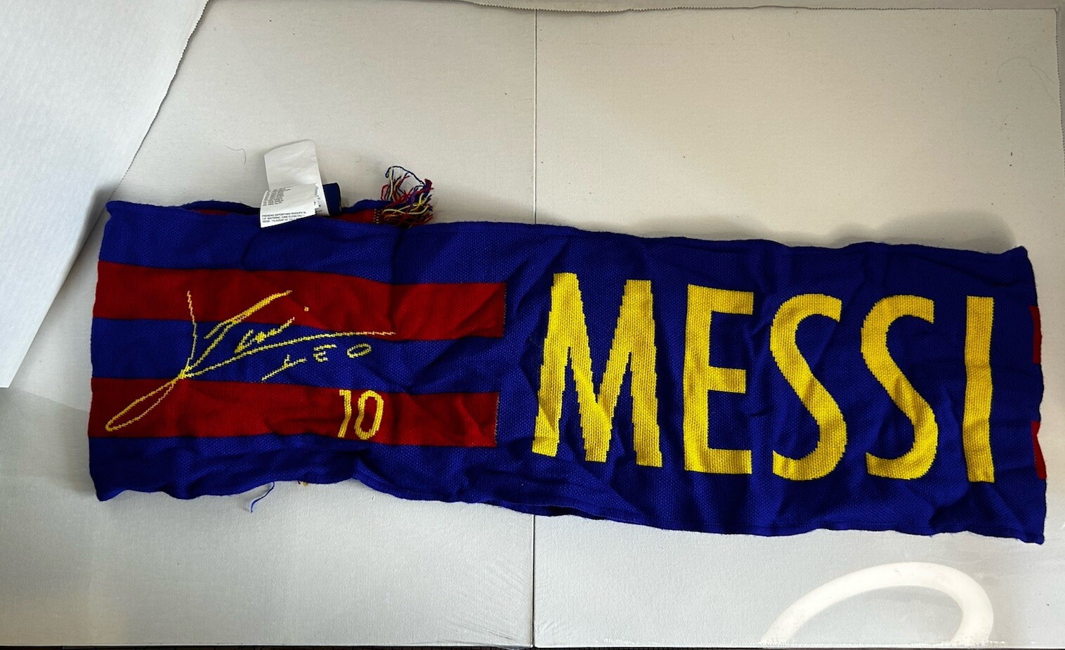 FC Barcelona FCB Lionel Messi Official Soccer Scarf F… - Gem