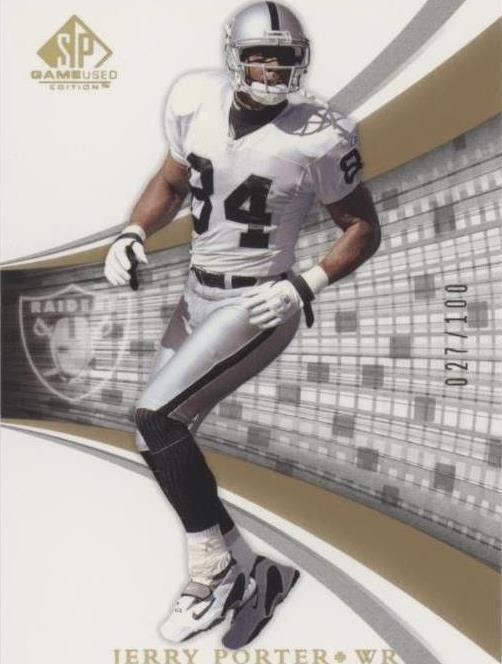 2004 SP Game Used Edition - Jerry Porter #71 Gold /100 for sale online ...
