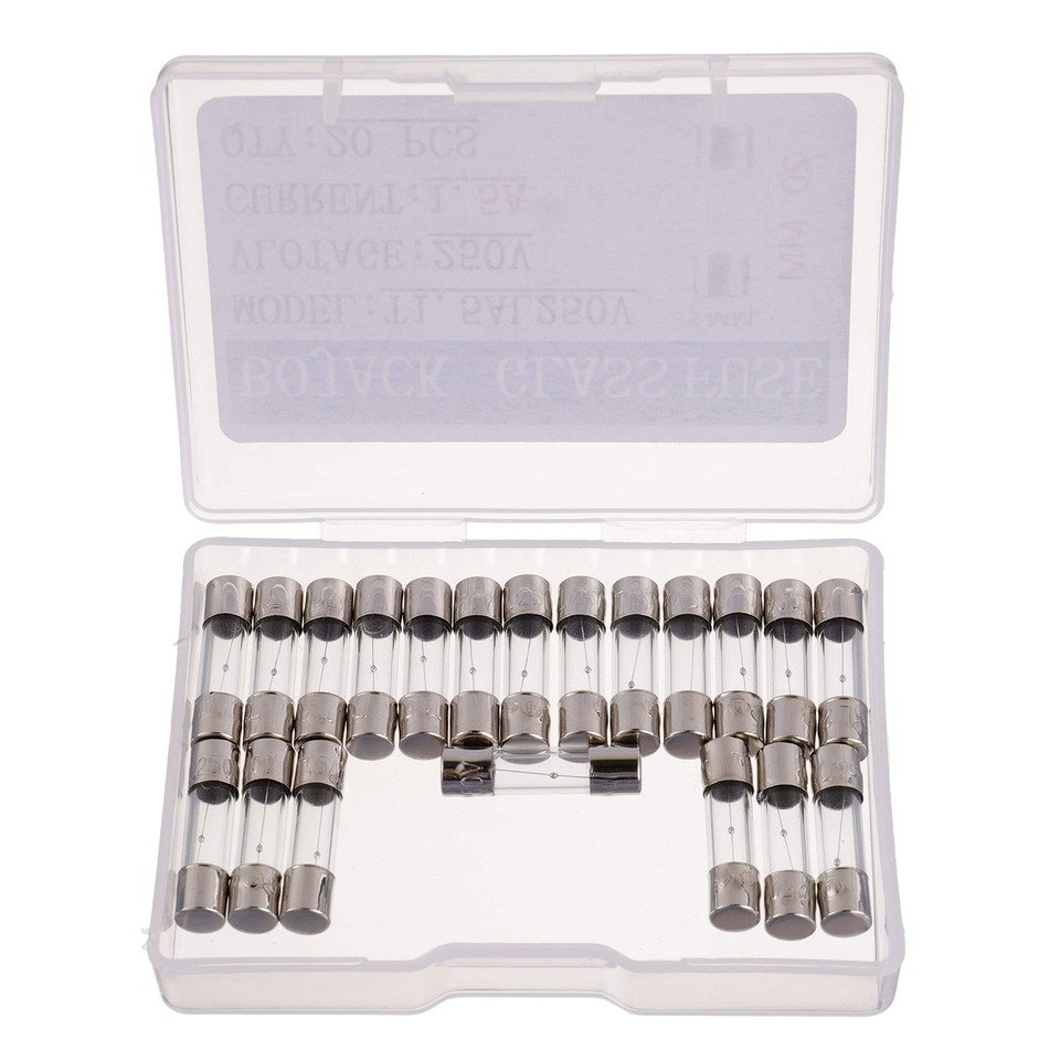 T1.5AL250V 5x20mm 1.5A 250V Slow Blow Fuses 1.5 amp 250 Volt 0.2 x 0.78 ...