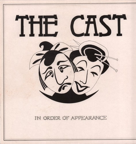 Cast In Order of Appearance LP vinyl UK Chestnut Studios 1981 with ...