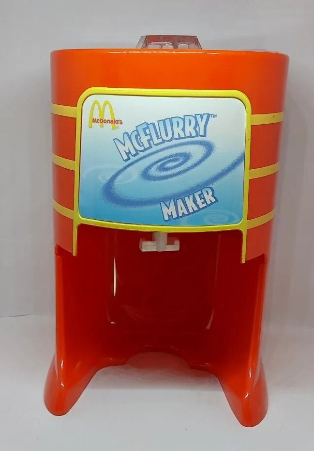 McDonalds McFlurry Maker 2003 Vintage Ice Cream Dessert Set With Mc ...