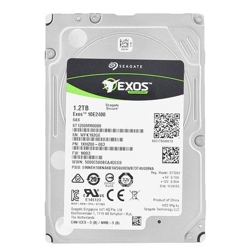 Seagate ST1200MM0009 10000rpm SAS3 2.5''' Inch Hard Drive Exos 10E2400 ...