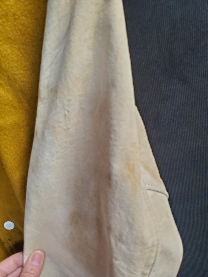 Vintage Georgia Tech Letterman/Bomber Jacket Gold Leather Sleeves Size ...