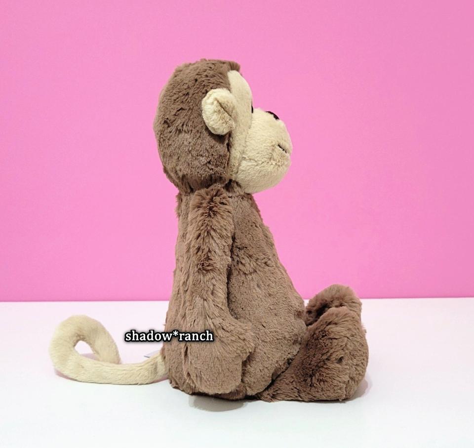 Jellycat ORIGINAL BASHFUL MONKEY - Medium 12" - Authentic - Brand New with Tags | eBay
