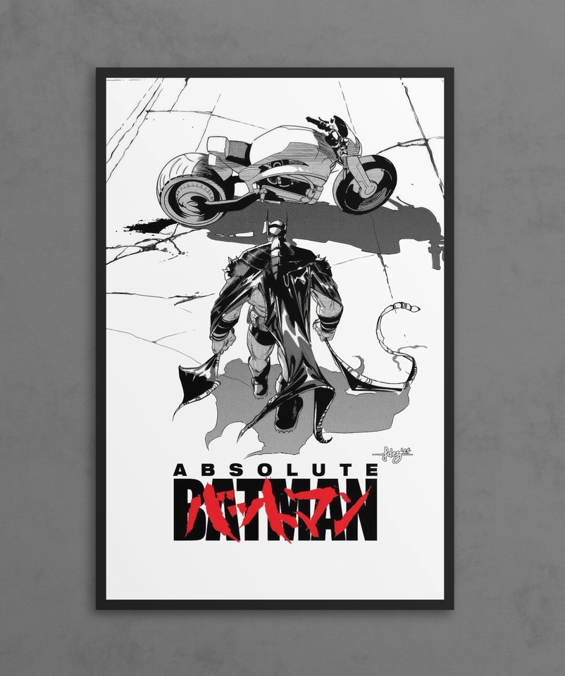 Absolute Batman Akira Homage Premium Giclee Print 11" x 17" DC Comics ...