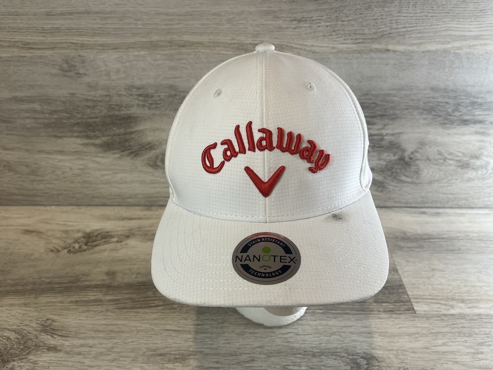 NEW Callaway Odyssey White Baseball Cap Embroidered Logo Golf OS Hat ...