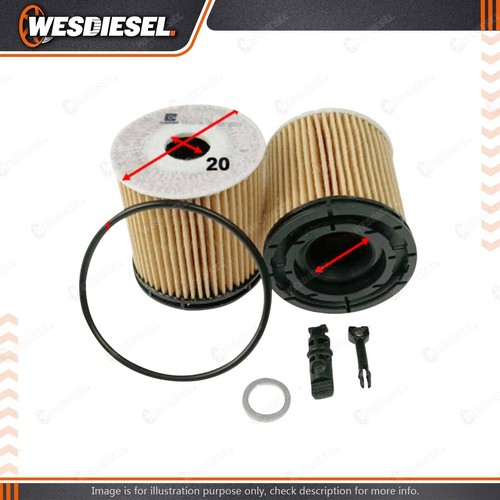 Wesfil Oil Filter fits Hyundai i20 BC3 i30 CN7 Kona OS 1.6L 11/20-on ...
