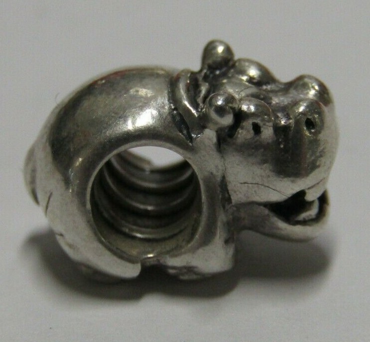 Pandora Silver Hippo Charm | eBay Australia
