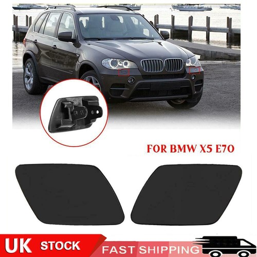 For BMW X5 E70 Bumper Headlight Washer Jet Nozzle Cover Spray Cap Left ...