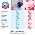 Elbow Ice Pack and Wrap for Tennis Elbow Pain Relief - Hot Cold Gel ...